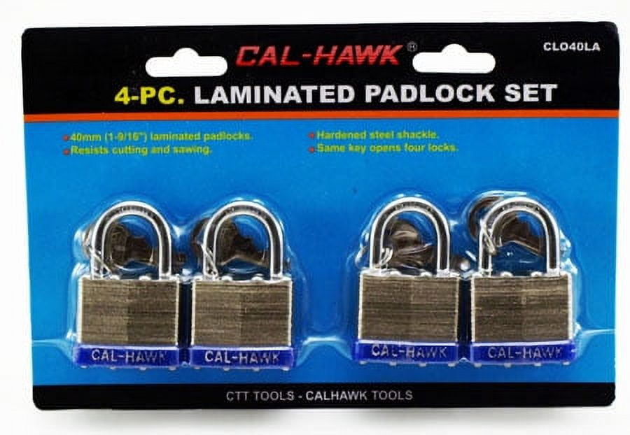 4-pc. 40mm Laminated Padlock Set - Walmart.com