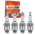 4 pc Autolite 308 Copper Core Spark Plugs for 592 AR10 Ignition Wire Secondary - Walmart.com