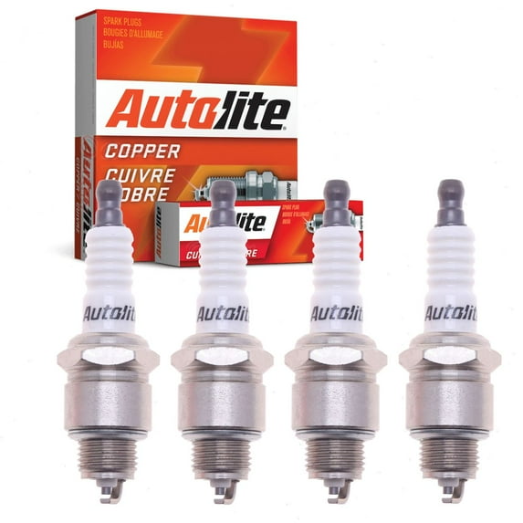 4 pc Autolite 437 Copper Core Spark Plugs for 43LS 91 AL52 Ignition ...