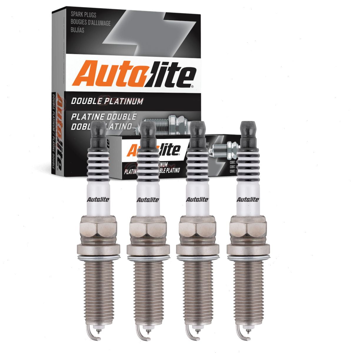4 pc Autolite Double Platinum Spark Plugs compatible with Nissan Versa ...
