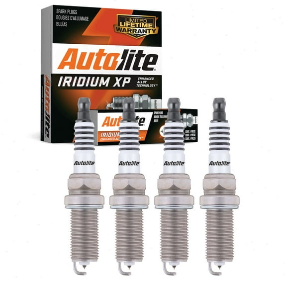 4 pc Autolite Iridium XP XP5325 Spark Plugs for Ignition Wire Secondary ...