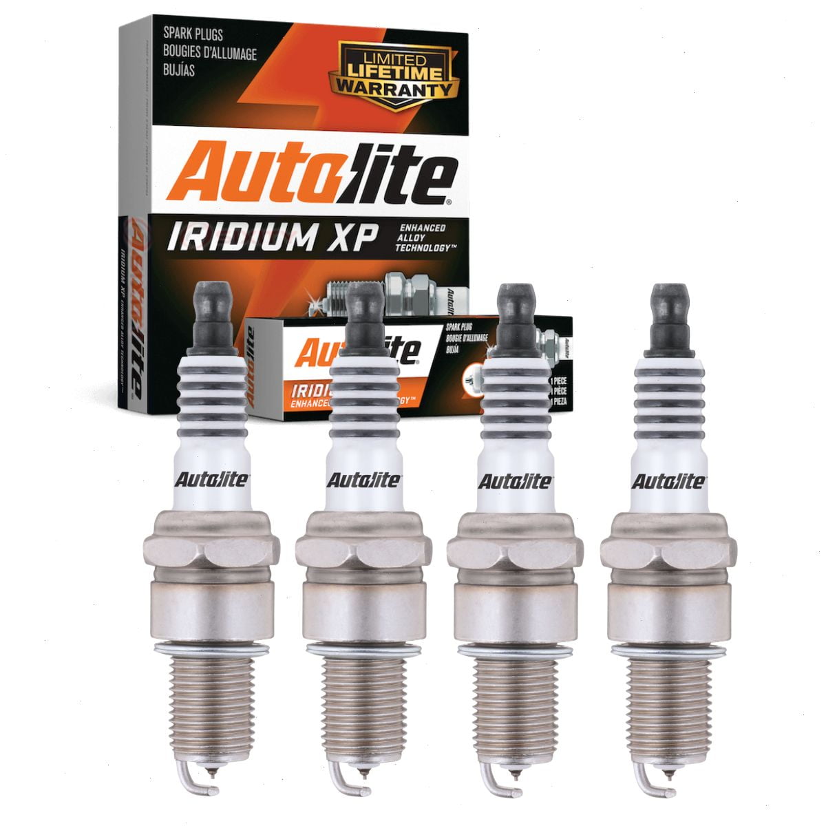 4 pc Autolite Iridium XP XP646 Spark Plugs for Ignition Wire Secondary ...
