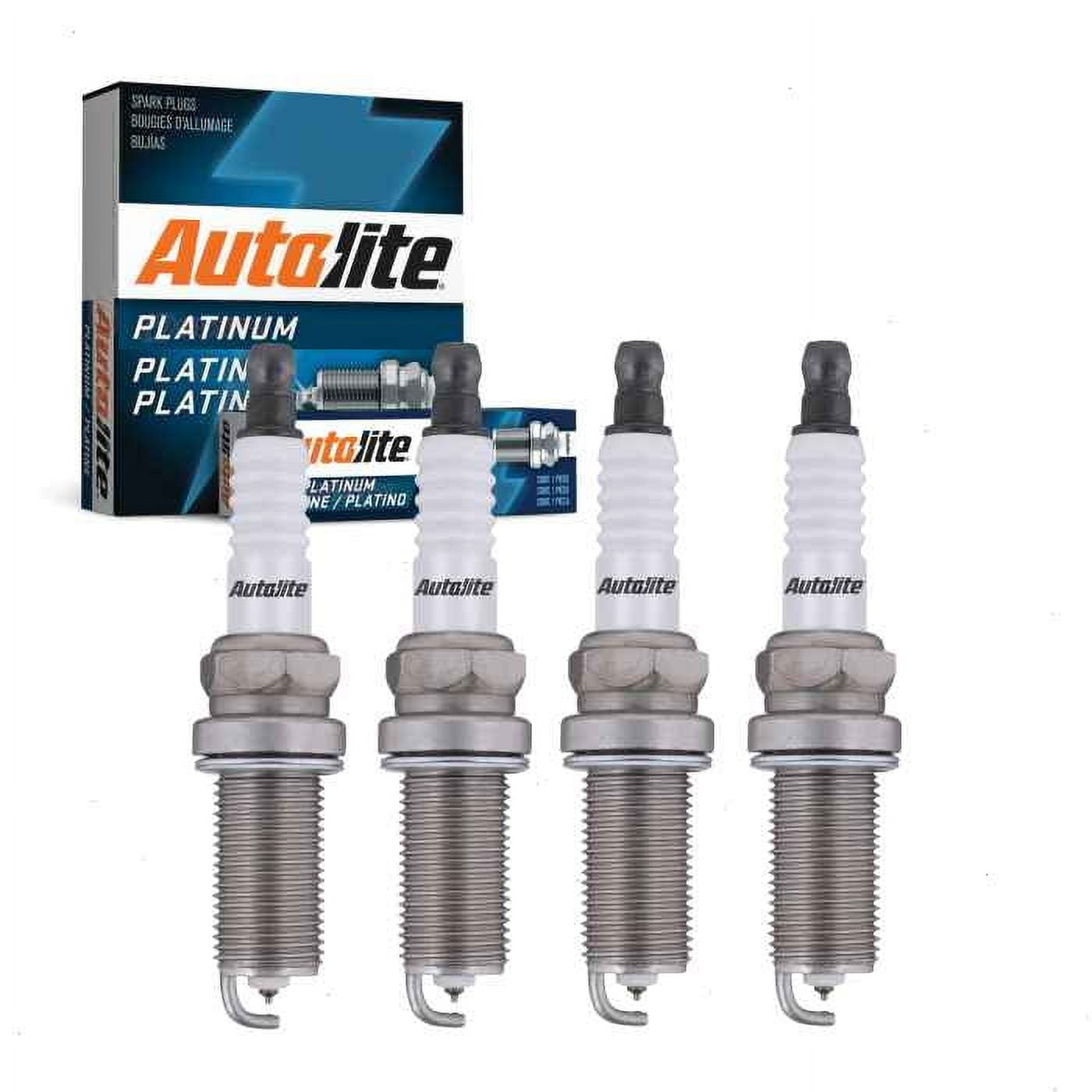 4 pc Autolite Platinum Spark Plugs compatible with Audi A4 2017-2018 ...