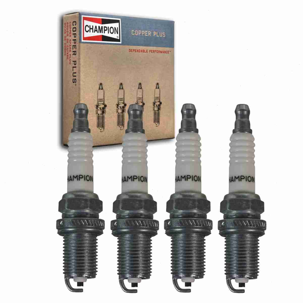 4 pc Champion 337 Copper Plus Spark Plugs for RC8YC Ignition Wire ...