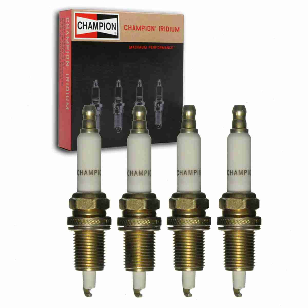 Champion Iridium Spark Plugs 9005 QC10WEP, 4 Pack, Enhanced Combustion ...