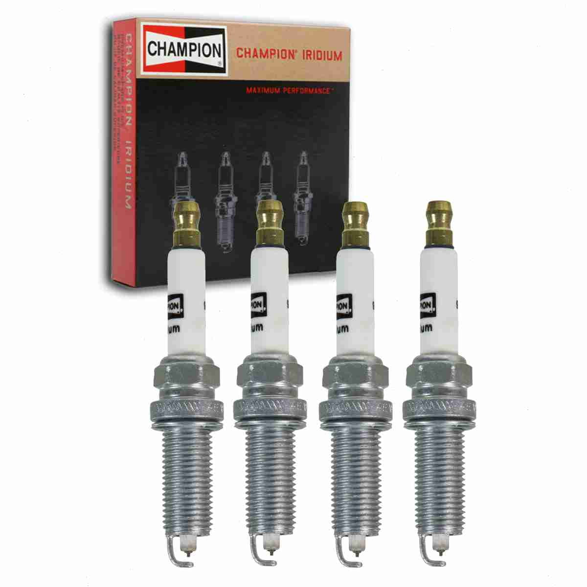 4 pc Champion 9035 Iridium Spark Plugs for REA11WMPB4 Ignition Wire ...