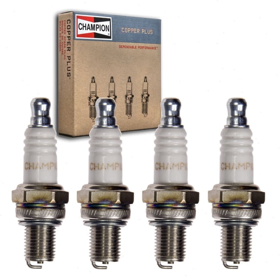 4 pc Champion 965 Copper Plus Spark Plugs for CMR6H RZ7C Ignition Wire ...
