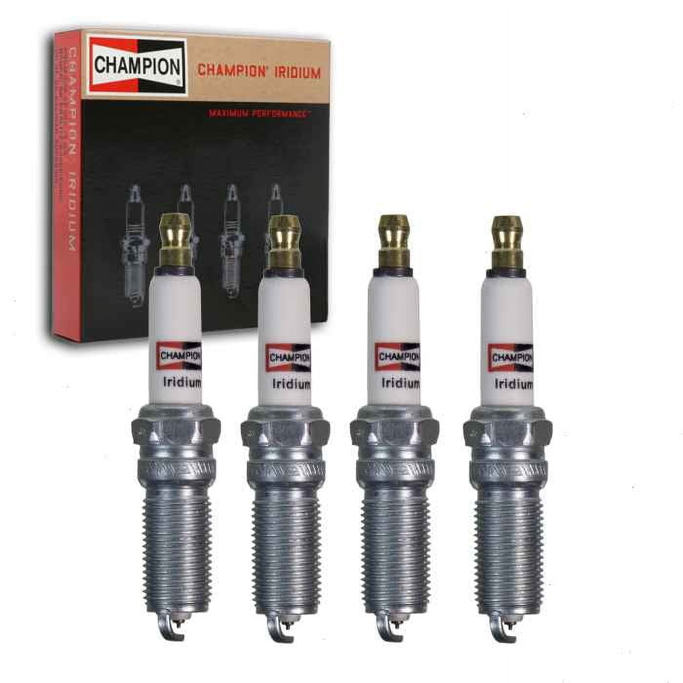 4 pc Champion Iridium Spark Plugs compatible with Ford Transit Connect ...