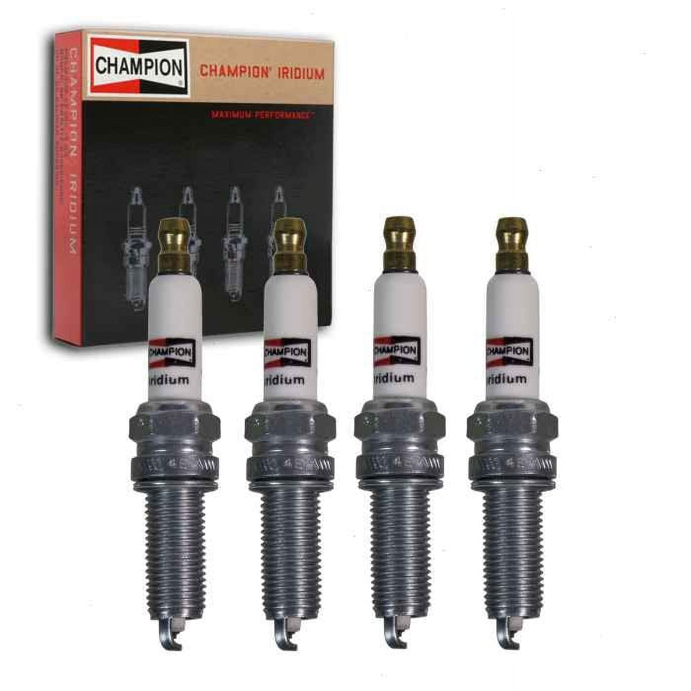 4 pc Champion Iridium Spark Plugs compatible with Hyundai Sonata 2.4L ...