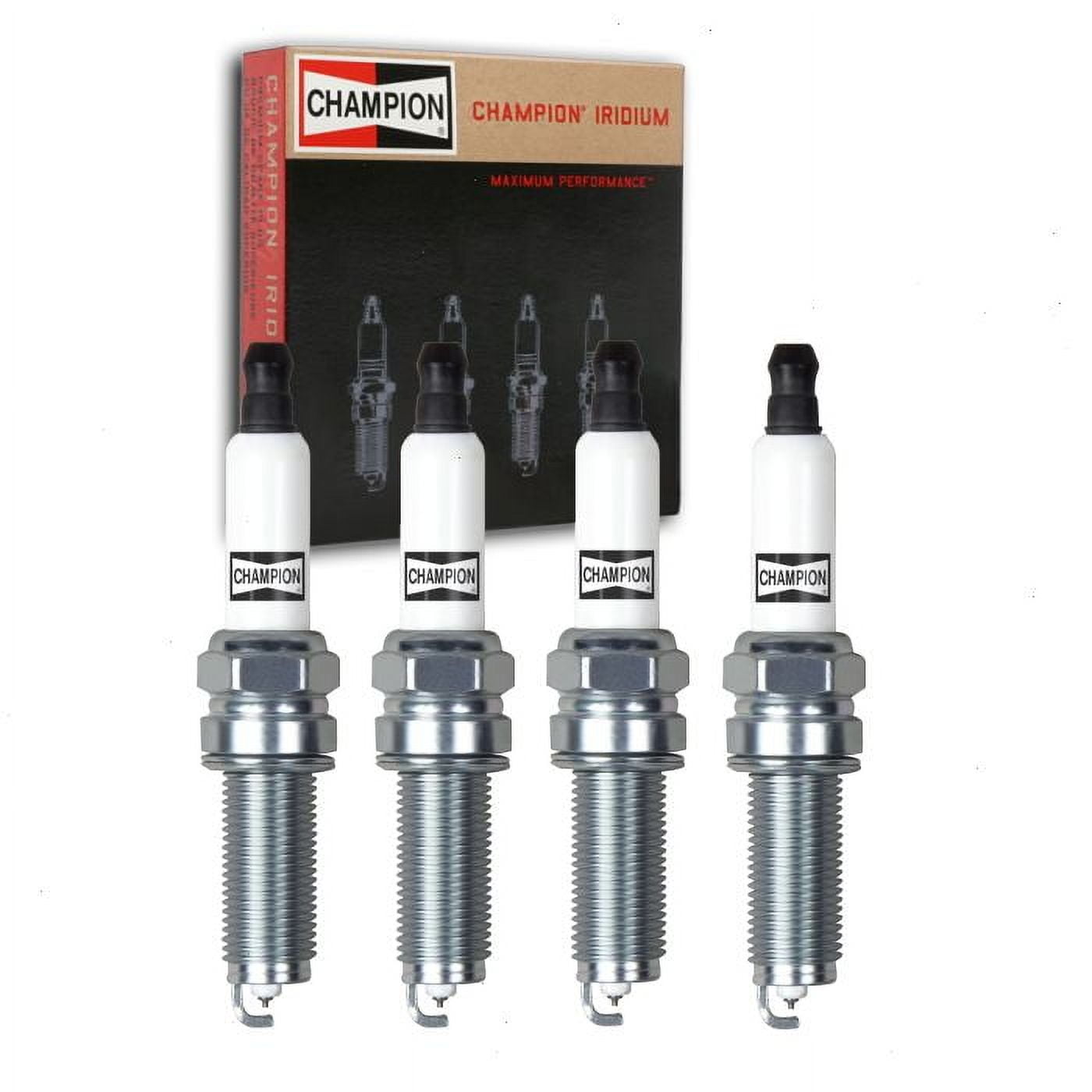 4 pc Champion Iridium Spark Plugs compatible with Mitsubishi Outlander ...