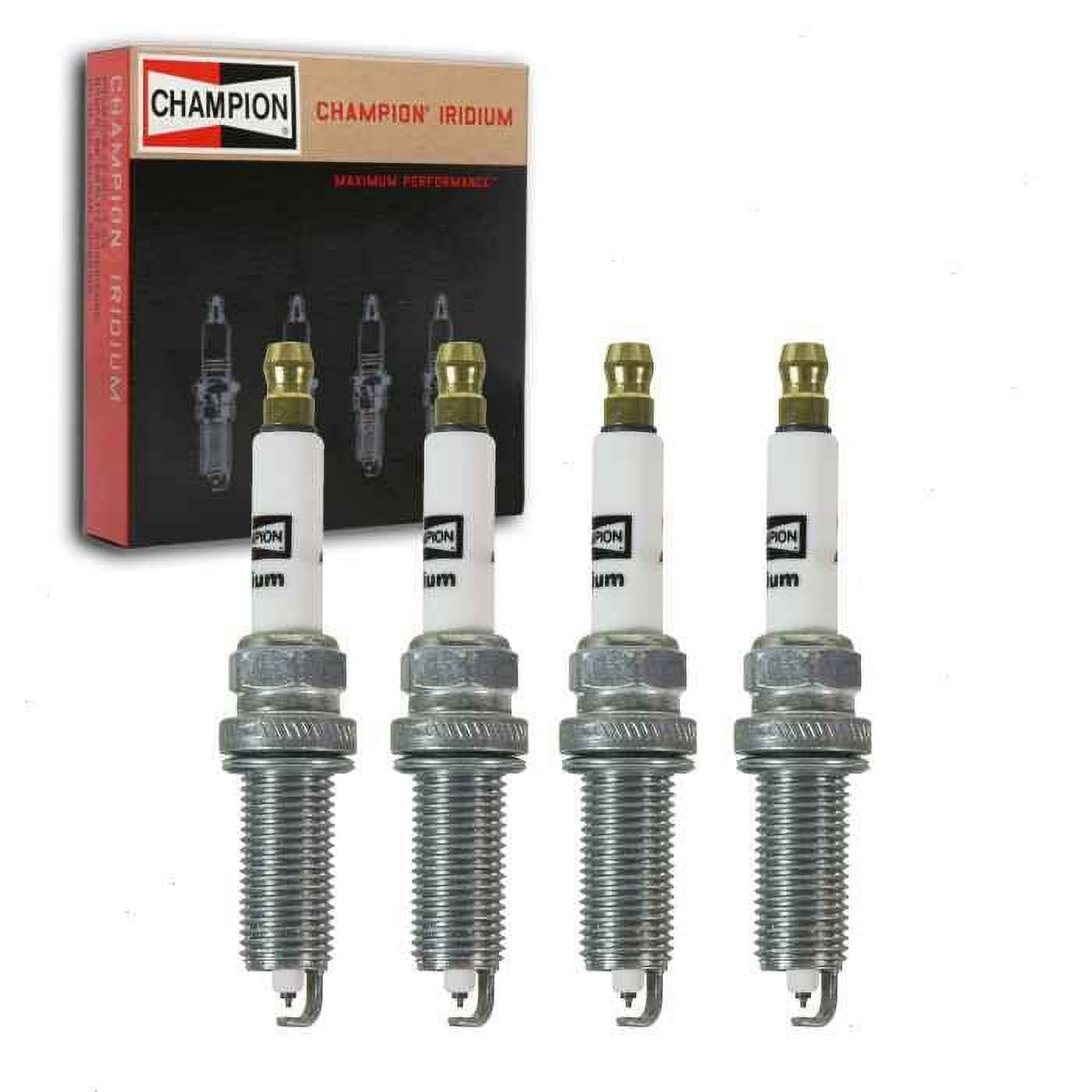 4 pc Champion Iridium Spark Plugs compatible with Nissan Rogue 2.5L L4 ...