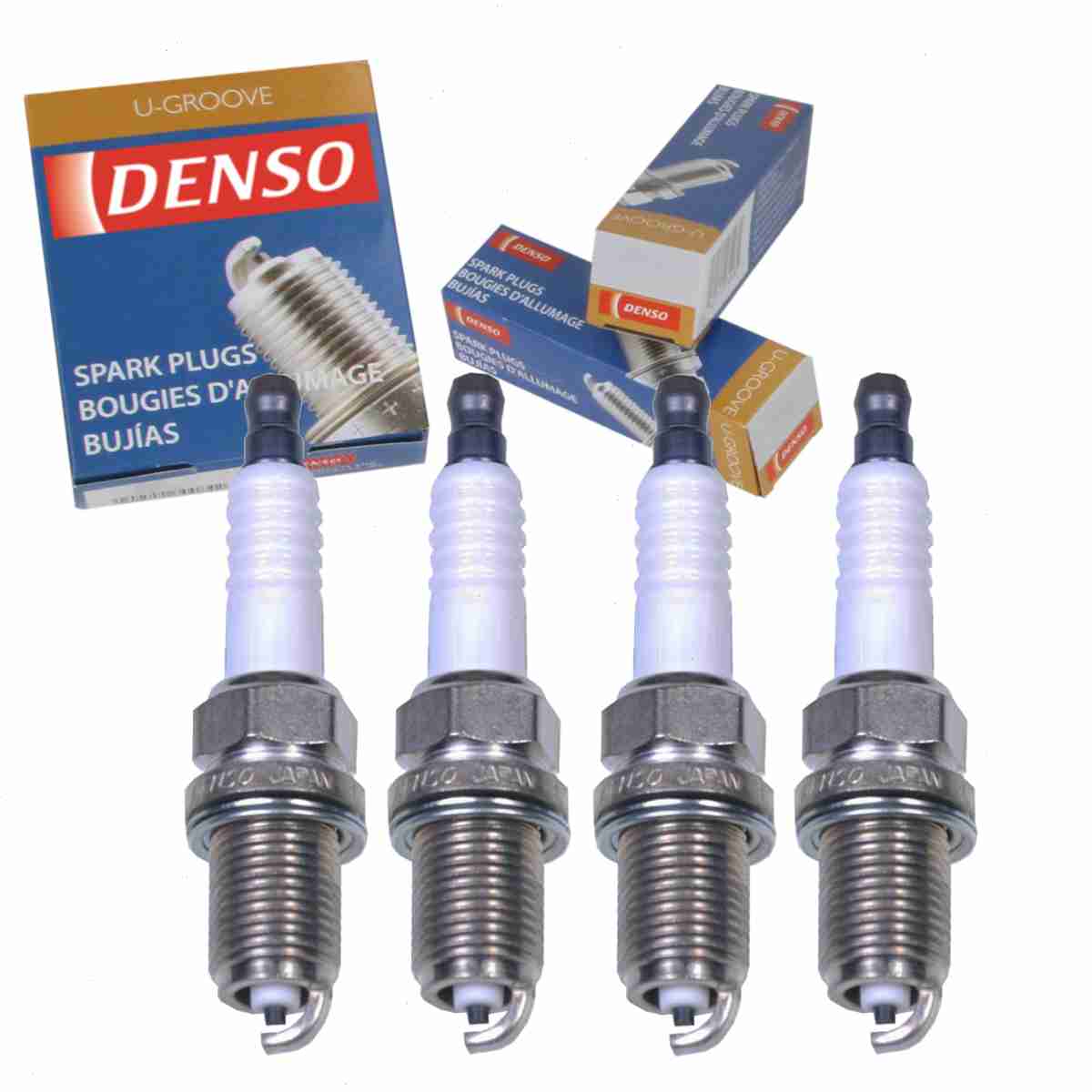 4 pc DENSO 3121 Standard U-Groove Spark Plugs for 0000-18-BP03 09146367 ...