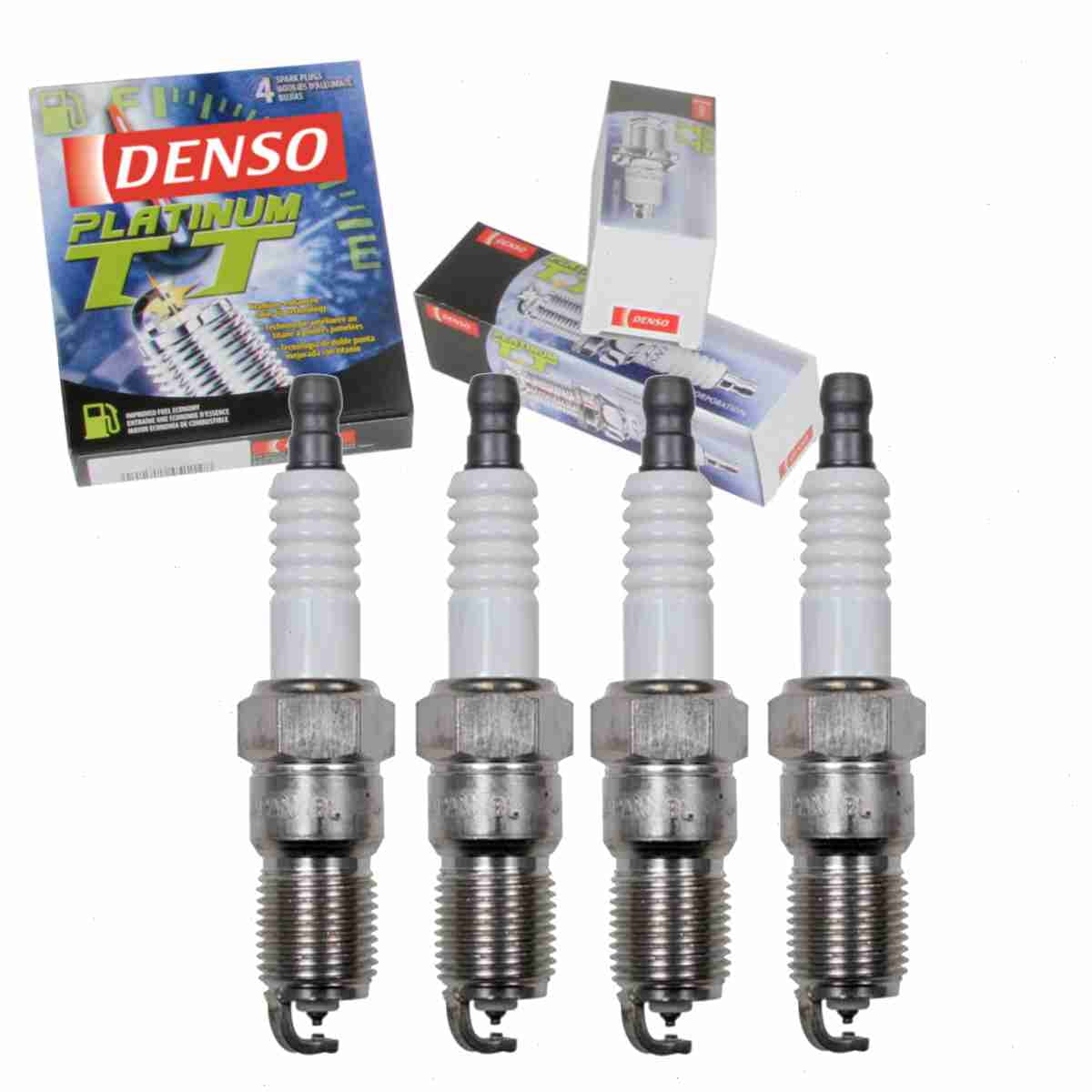 4 pc DENSO 4511 Platinum TT Spark Plugs for 002 159 57 03 002 159 58 03 ...