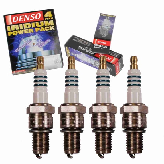 4 pc DENSO 5320 Iridium Power Spark Plugs for IW34 Ignition Wire ...