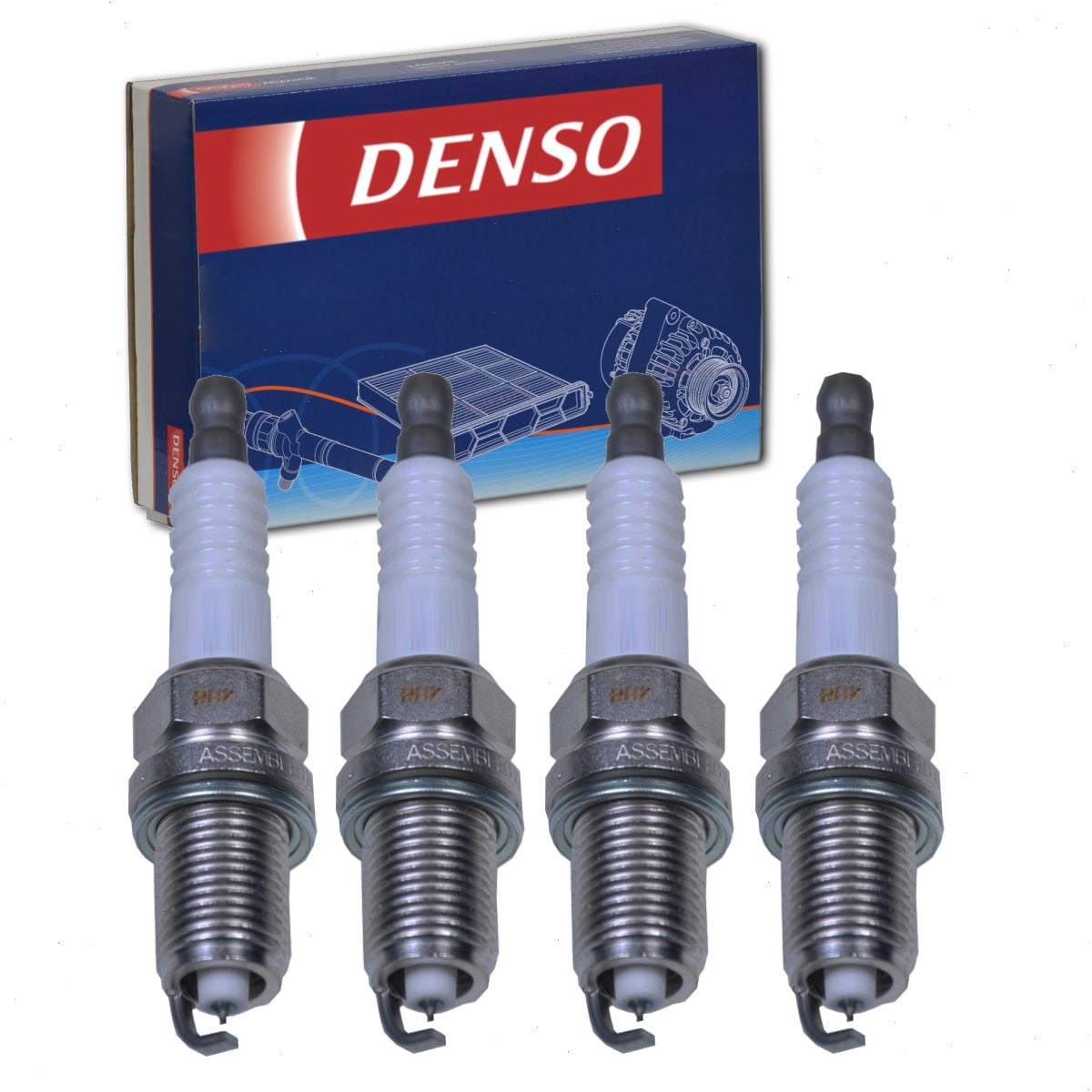 4 pc DENSO Iridium Long Life Spark Plugs compatible with Toyota Corolla ...