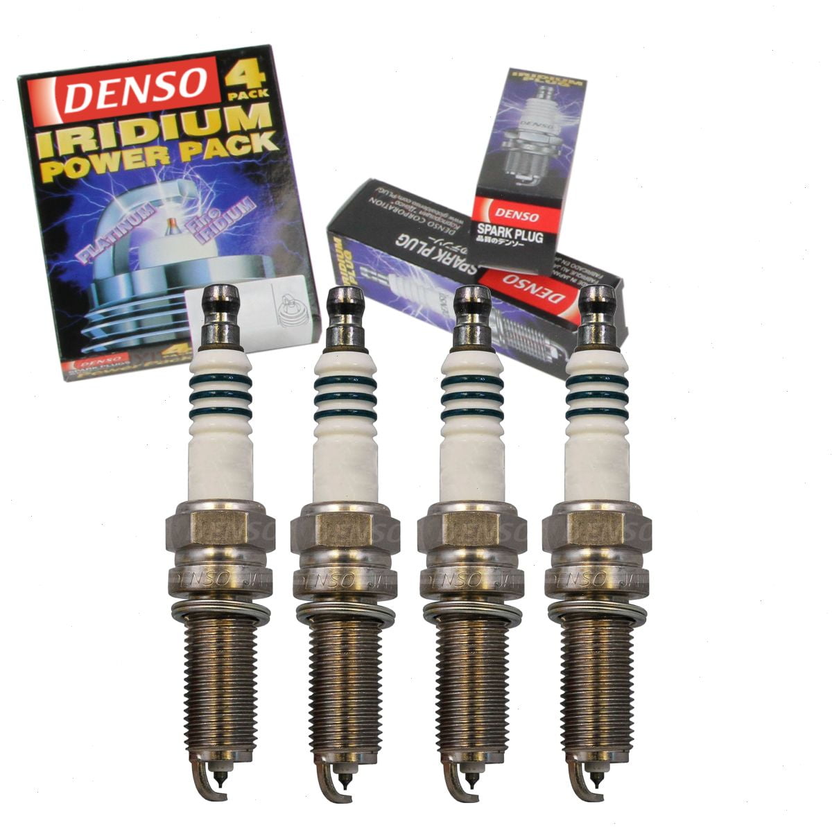 4 pc DENSO Iridium Power Spark Plugs compatible with Honda CR-V 2.4L L4 ...