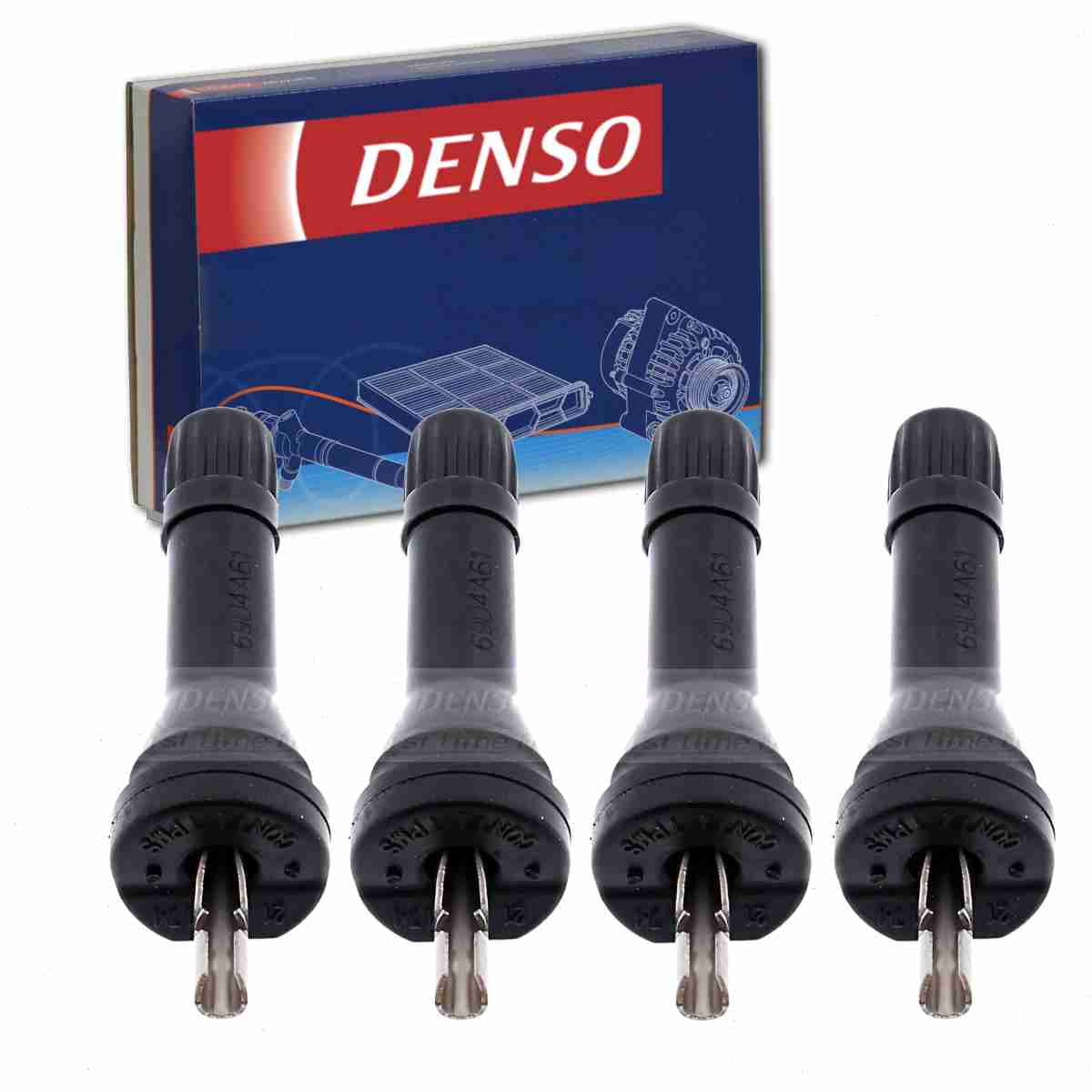4 pc DENSO TPMS Sensor Service Kits compatible with Dodge Dart 2013 ...