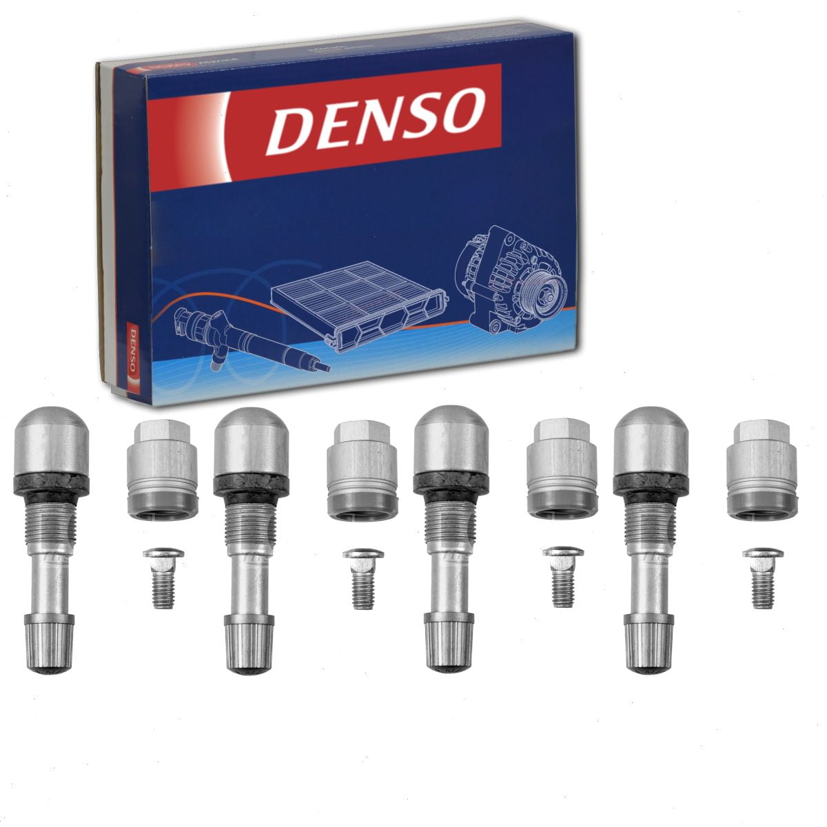 4 pc DENSO TPMS Sensor Service Kits compatible with Kia Optima 2005 ...