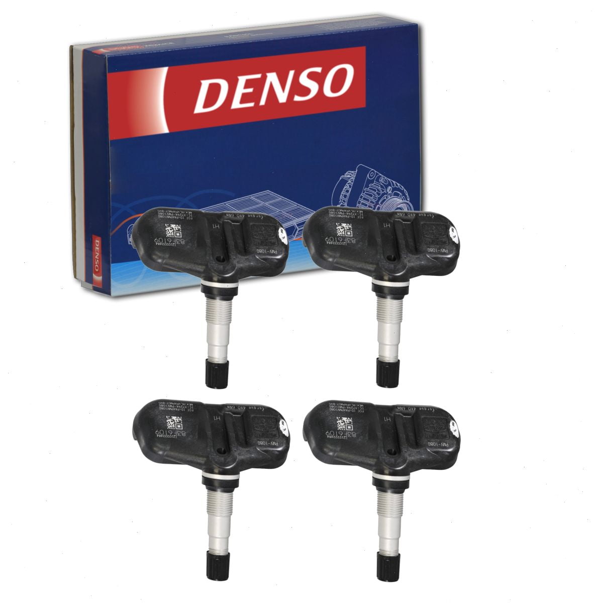 4 pc DENSO TPMS Sensors compatible with Honda Pilot 3.5L V6 2009-2015 ...