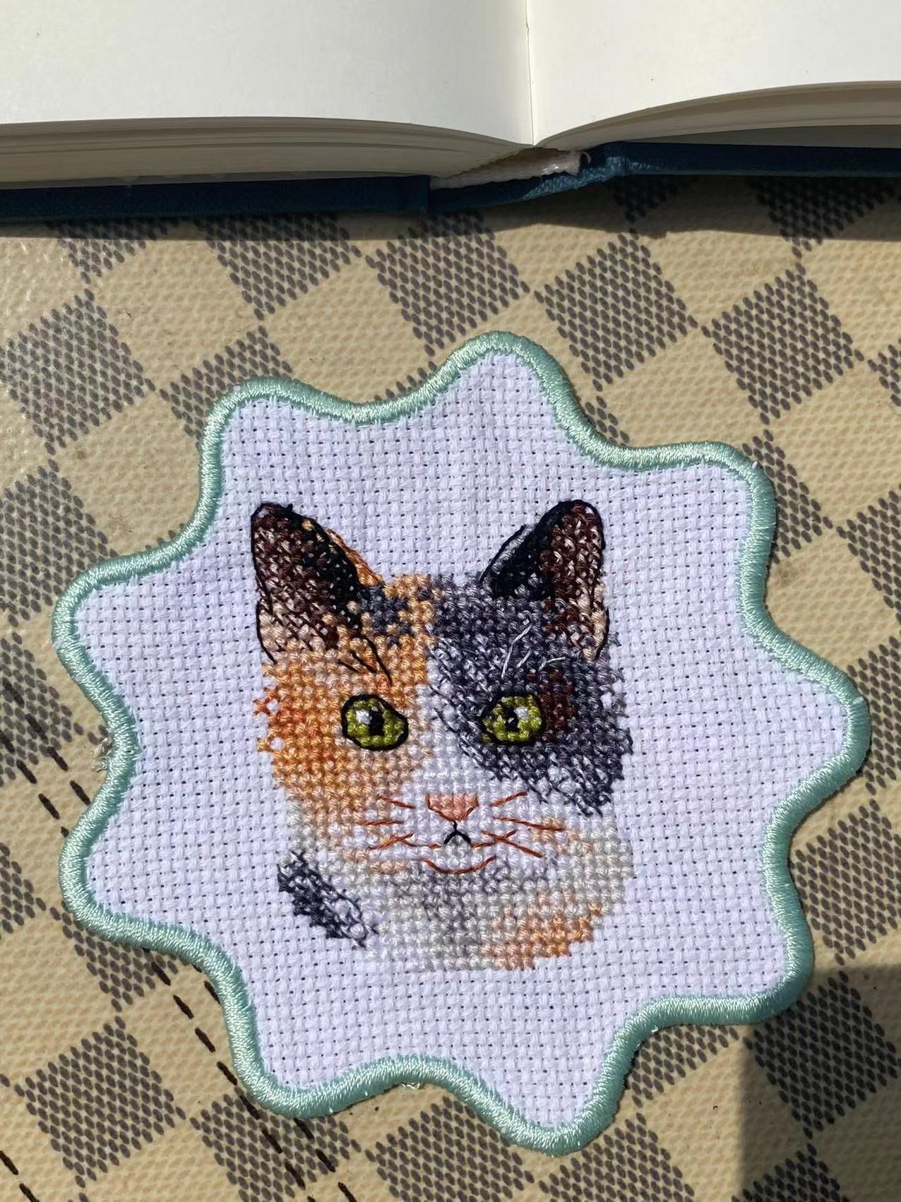 4pc Different Cats 14 Count Cross Stitch Coaster Kits, Kitty Stitch ...