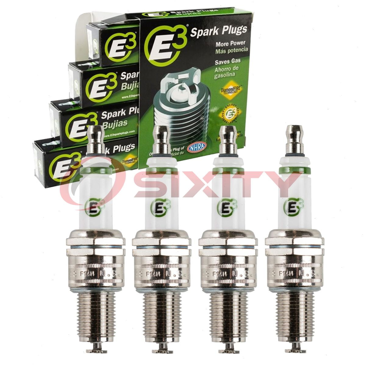 4 pc E3.18 E3 Spark Plugs - Walmart.com
