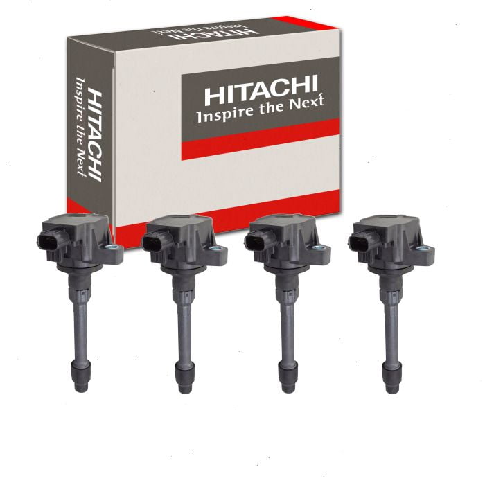 4 pc Hitachi IGC0095 Ignition Coils for 3052059B013 Spark Plug Wire ...