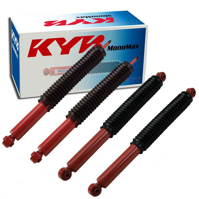 4 pc KYB Front Rear MonoMax Shock Absorbers compatible with Dodge Ram 2500 1994-2002 - Walmart.com