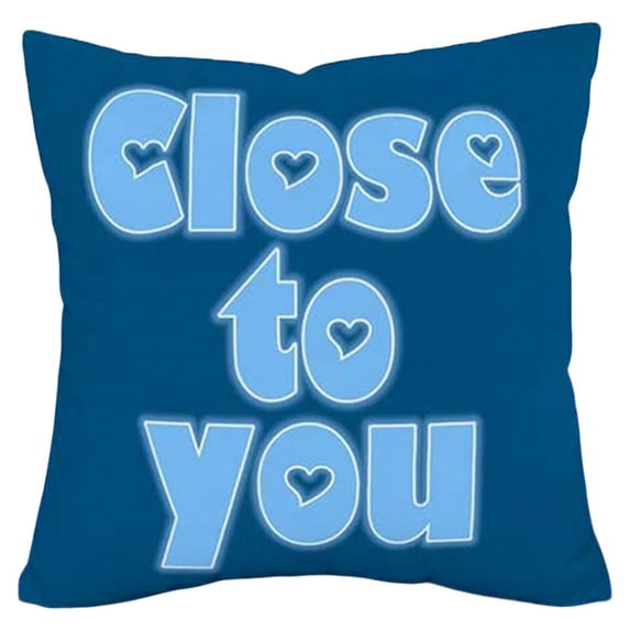 4 pc Love-Themed Cushion Cover-Embroidered Heart Design Throw Pillow ...