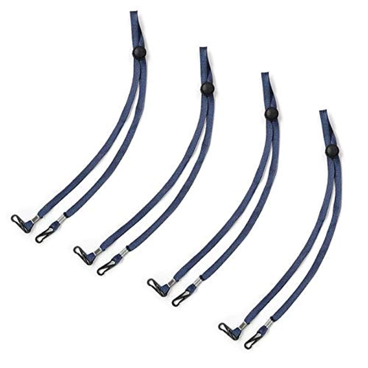 4-pc Mask Straps Holders for Back of Head or Neck with Adjustable ...