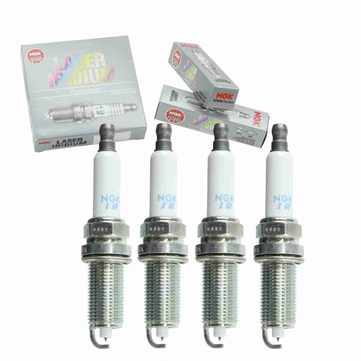 4 pc NGK 1208 Laser Iridium Spark Plugs for 12 12 0 032 137 4506 4704 ...