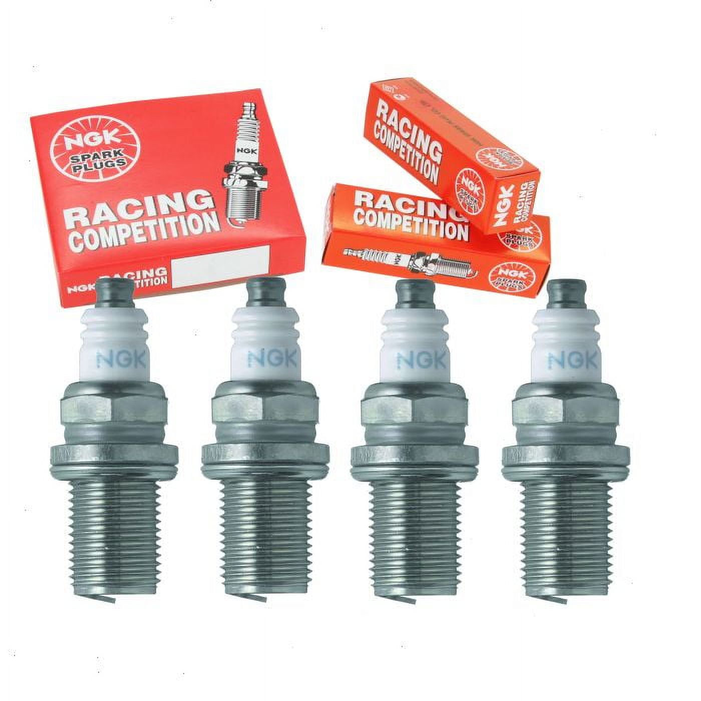 4 pc NGK 2000 Racing Spark Plugs for Ignition Wire Secondary - Walmart.com