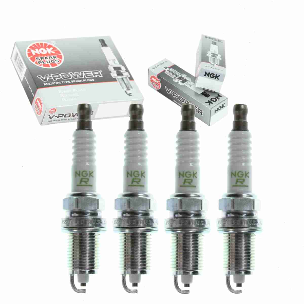 4 pc NGK 2262 V-Power Spark Plugs for 0000-18-F287 04606823AB ...