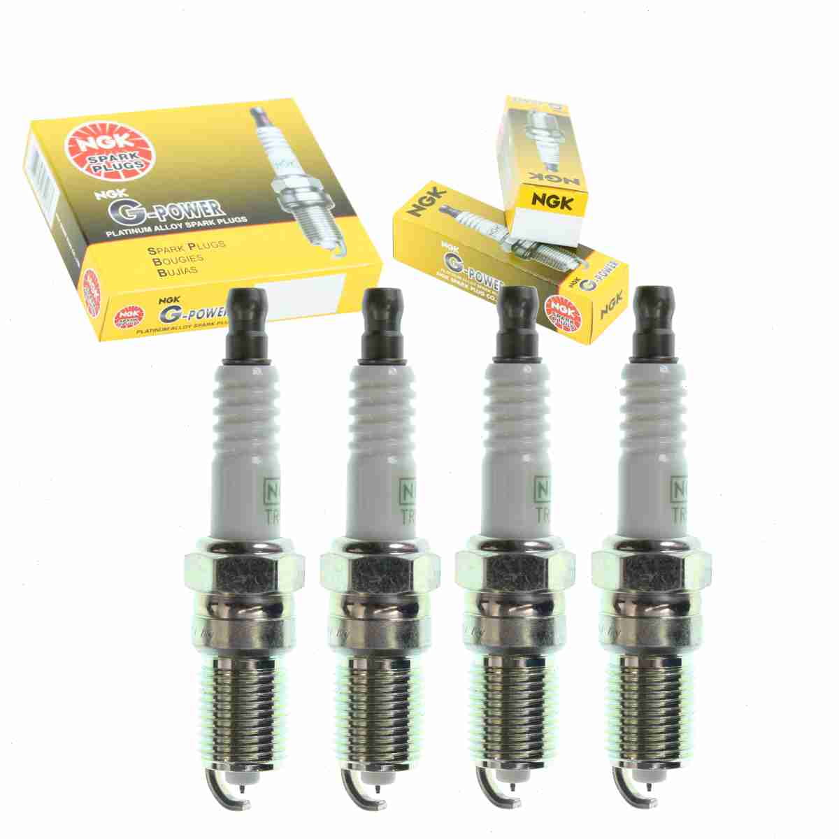 4 pc NGK 3186 G-Power Spark Plugs for 19145290 19250962 19250963 ...