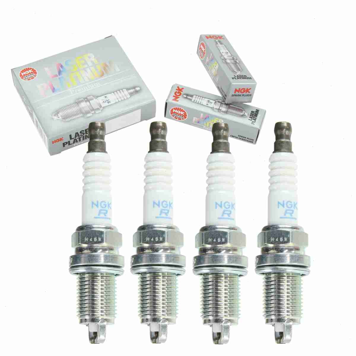 4 pc NGK 4302 Laser Platinum Spark Plugs for 1765296 3289 4503 4701 ...