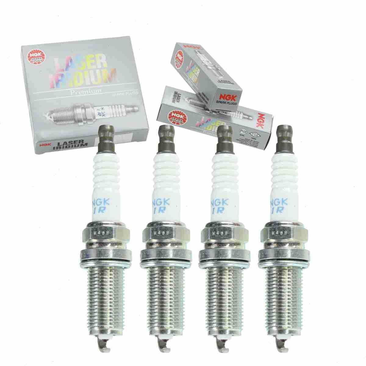 4 pc NGK 4458 Laser Iridium Spark Plugs for 12290-RMX-003 12290-RMX-013 ...
