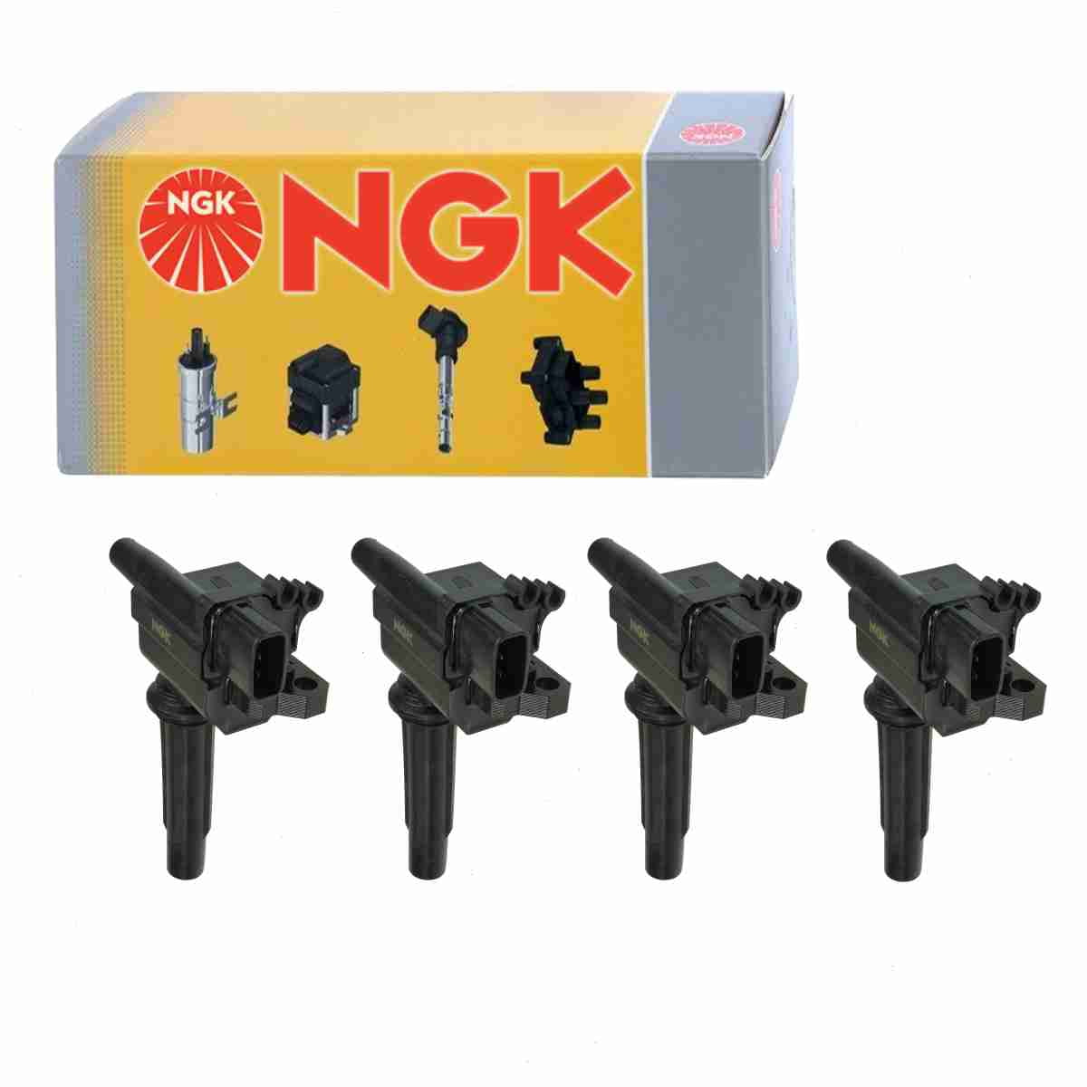 4 pc NGK 48648 Ignition Coils for 1415089 178-8255 88921413 921-2042 ...