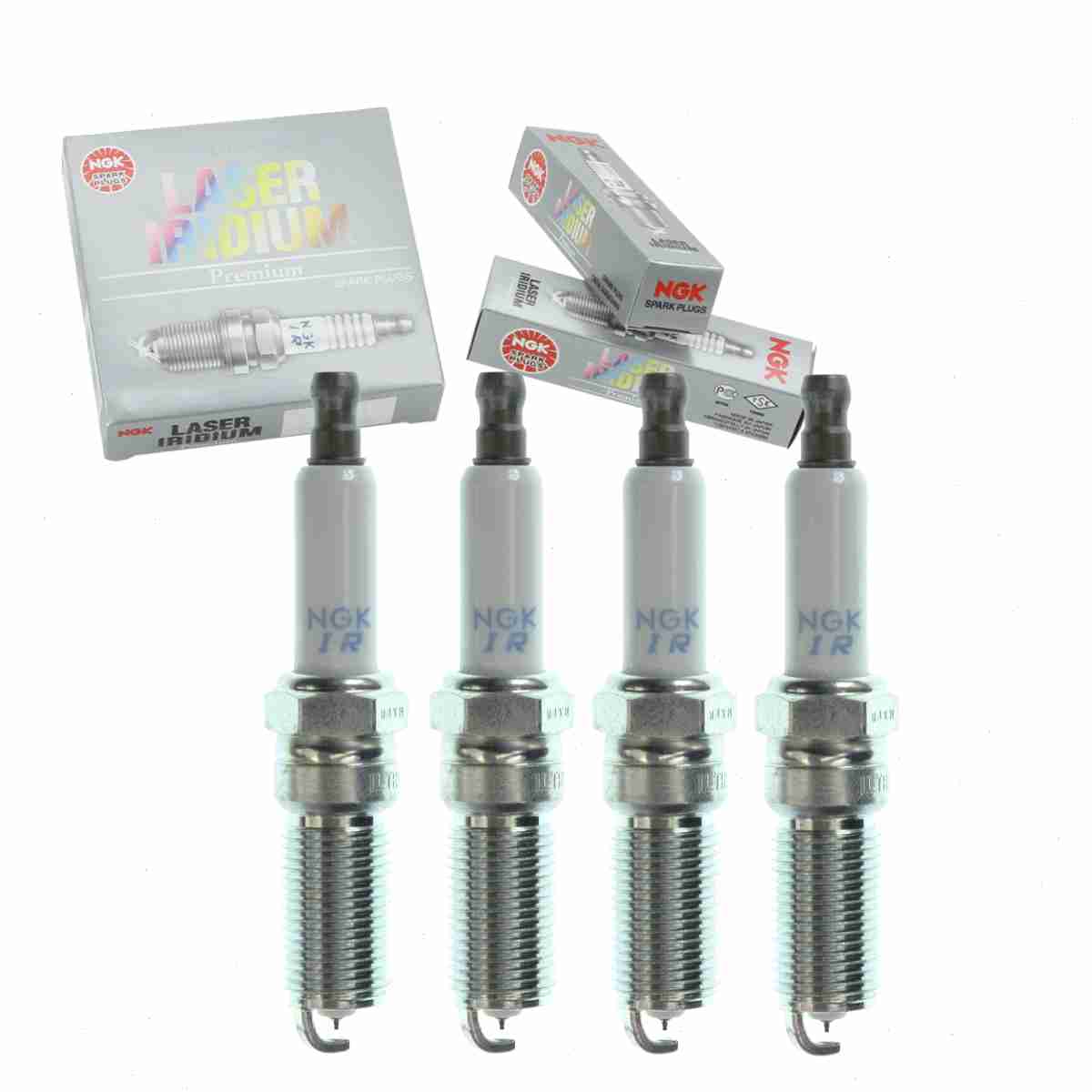 4 pc NGK 5581 Laser Iridium Spark Plugs for 12607280 12620540 41-105 41 ...