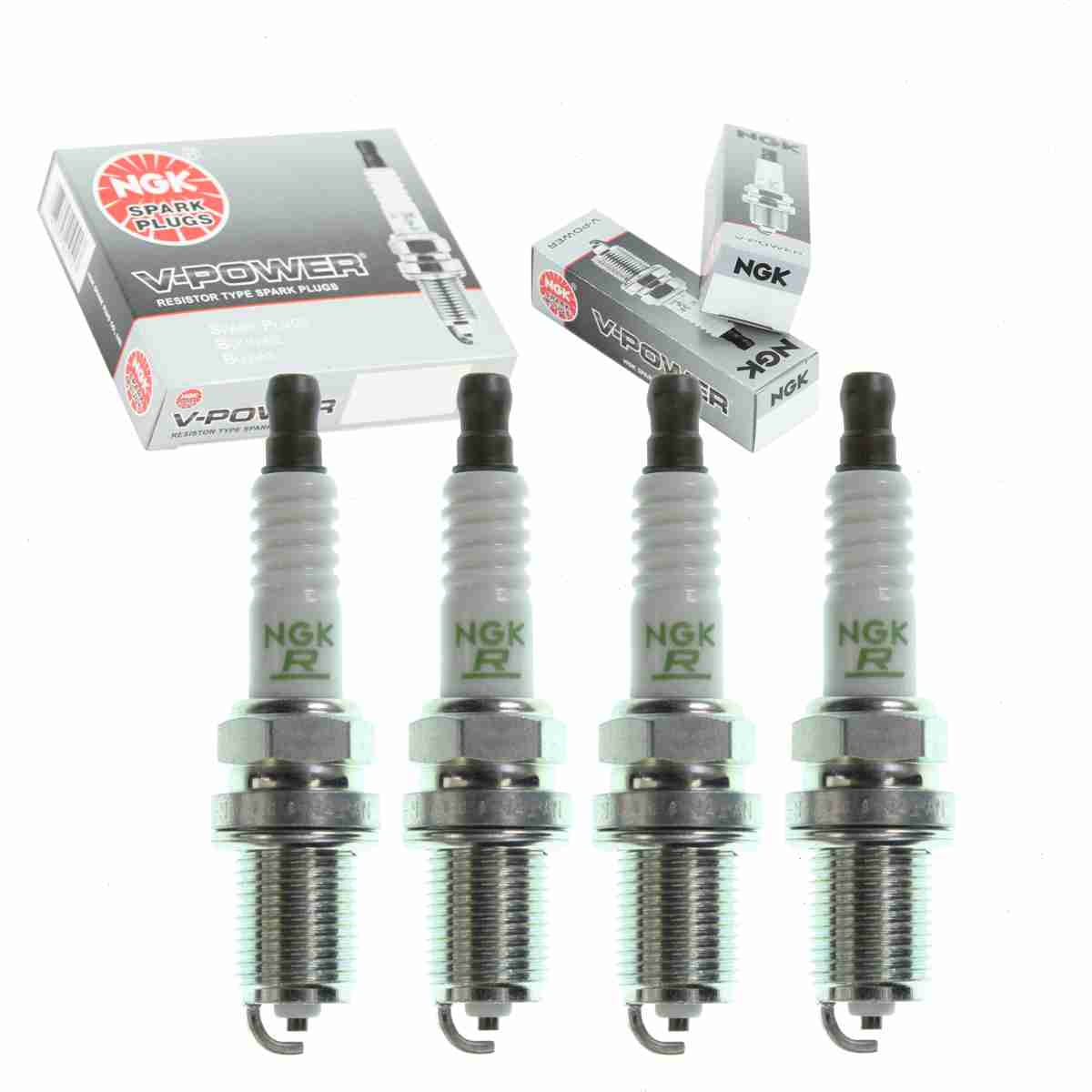 4 pc NGK 5724 V-Power Spark Plugs for 3144 98079-5614J K20PR-L11 ...