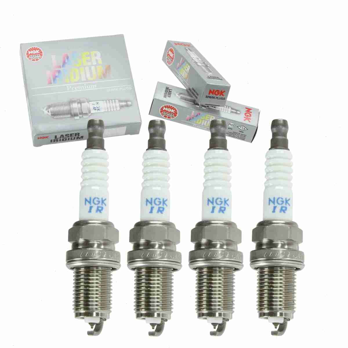 4 pc NGK 5794 Laser Iridium Spark Plugs for 98079-578BU Ignition Wire ...