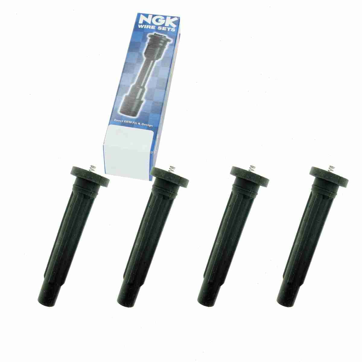 4 pc NGK 59004 Ignition Coil Boots for 184087 186042 671-4310 671-6302 702506 SPB188 SPP125E ...