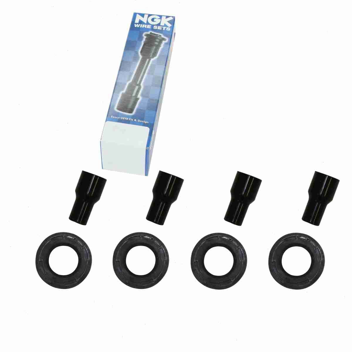 4 pc NGK 59018 Ignition Coil Boots for 702524 702525 702526 SPB206 ...