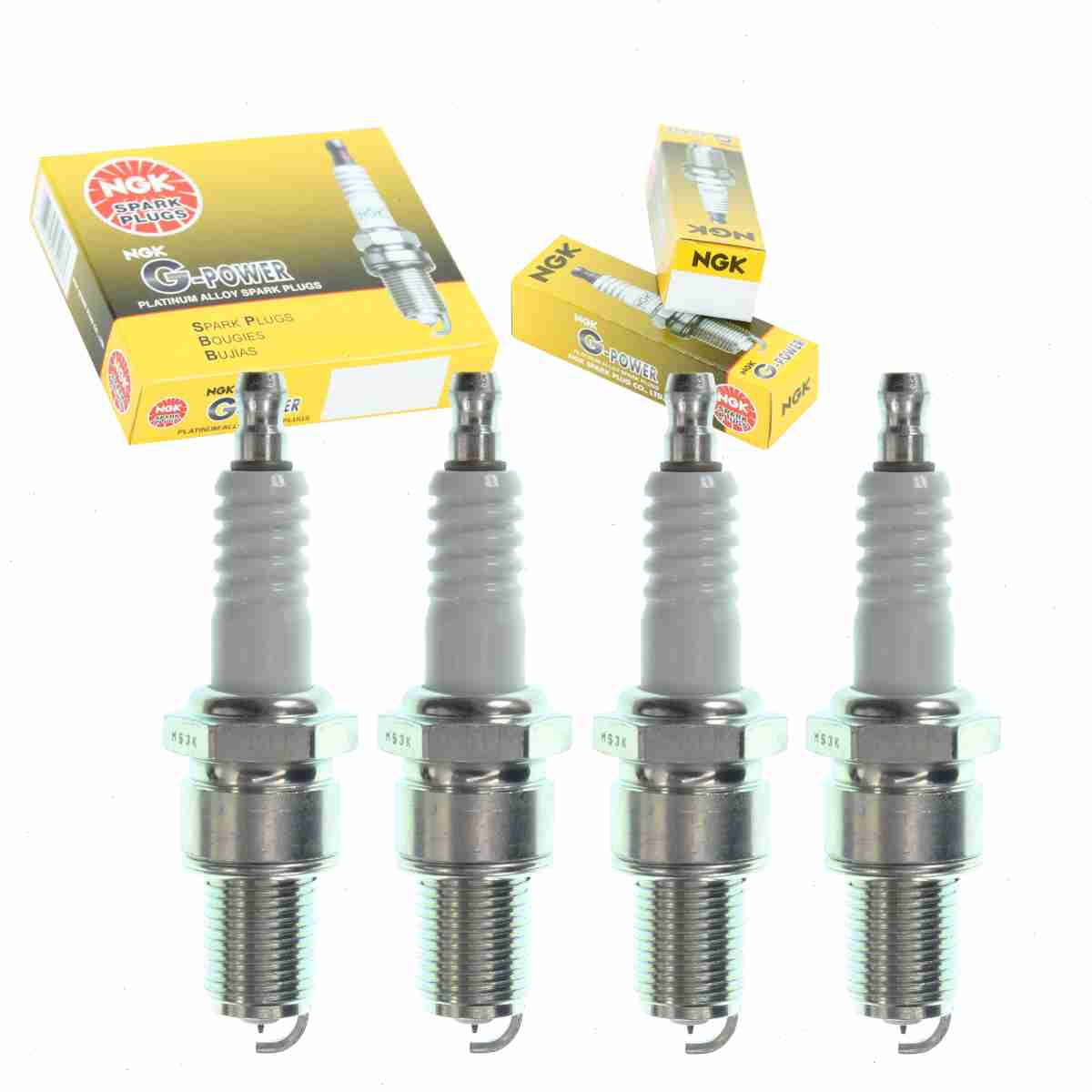 4 pc NGK 7082 G-Power Spark Plugs for 25164642 3031 3322 3405 4 41-827 ...