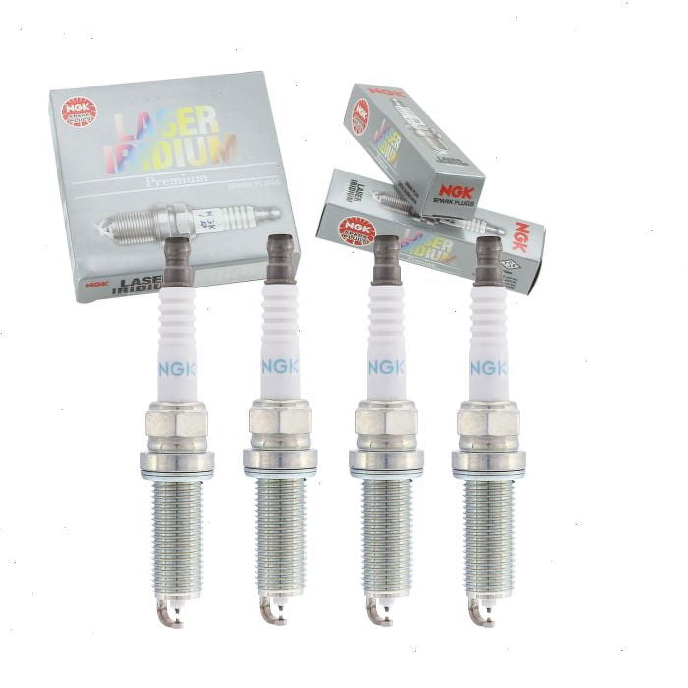 4 pc NGK 90565 Laser Iridium Spark Plugs for Ignition Wire Secondary - Walmart.com