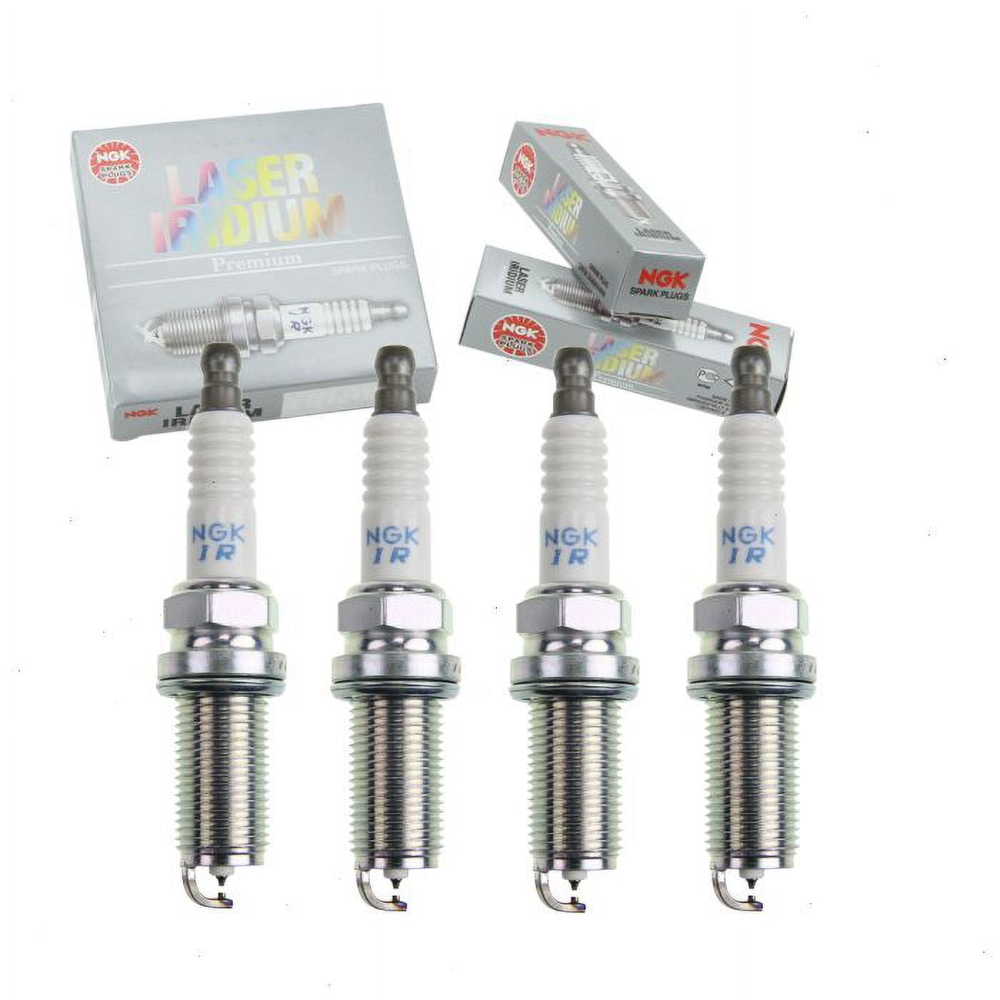 4 pc NGK 91961 Laser Iridium Spark Plugs for Ignition Wire Secondary ...