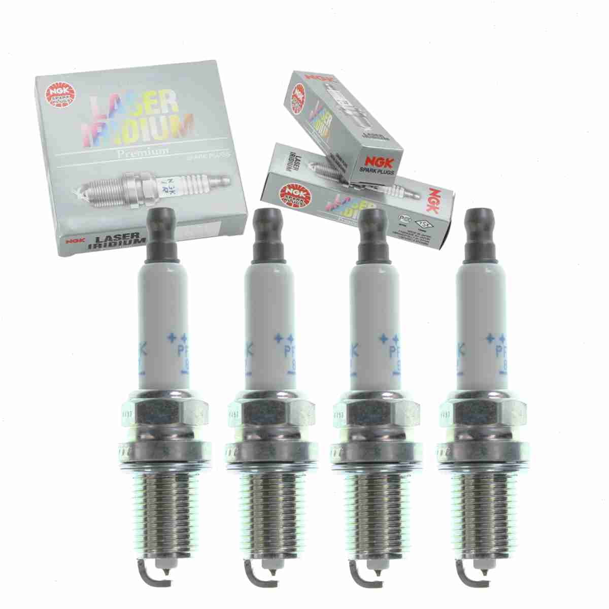 4 pc NGK 93759 Laser Iridium Spark Plugs for 1822A085 22401 ZE07B 22401 ...