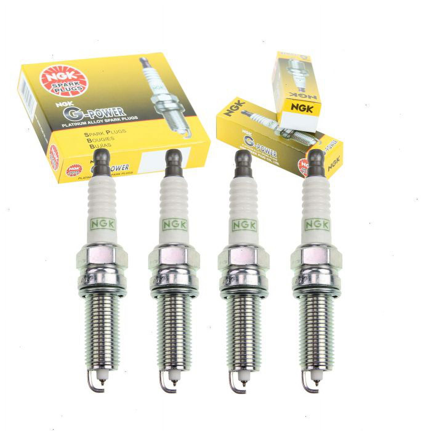 4 pc NGK 94017 G-Power Spark Plugs for Ignition Wire Secondary ...