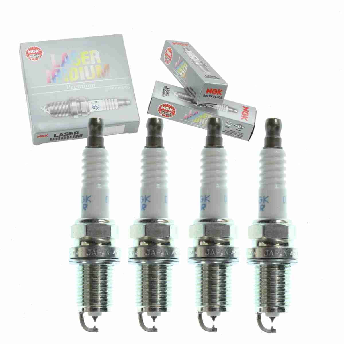 4 pc NGK 94167 Laser Iridium Spark Plugs for 12290-RB0-J11 3476 DK20PR ...
