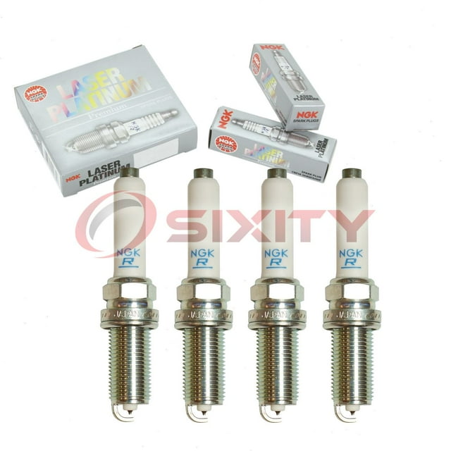 NGK Laser Platinum Spark Plugs 4 pc Pack - High Performance Automotive Replacement for 06K 905 ...