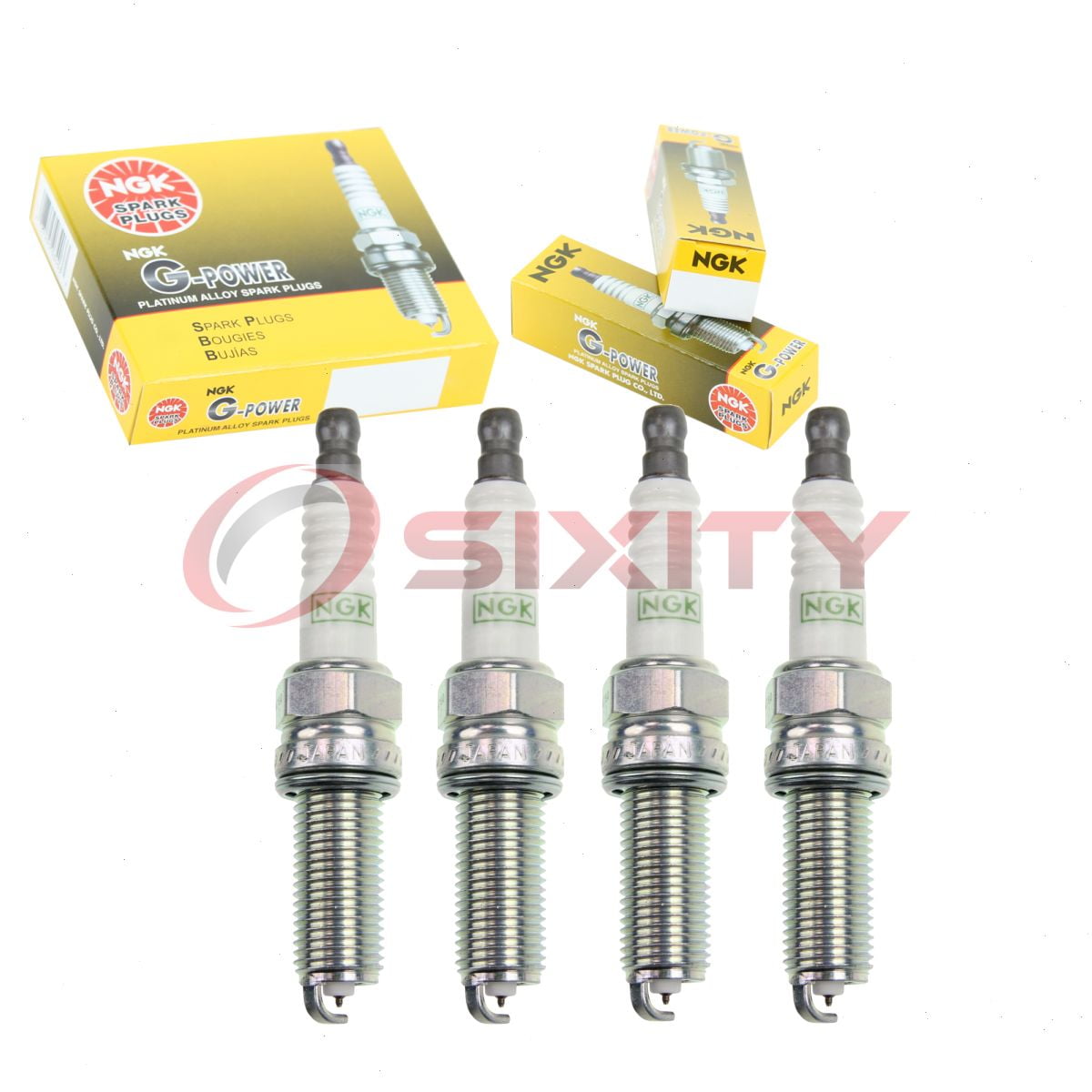 4 pc NGK 97390 G-Power Spark Plugs for Ignition Wire Secondary ...