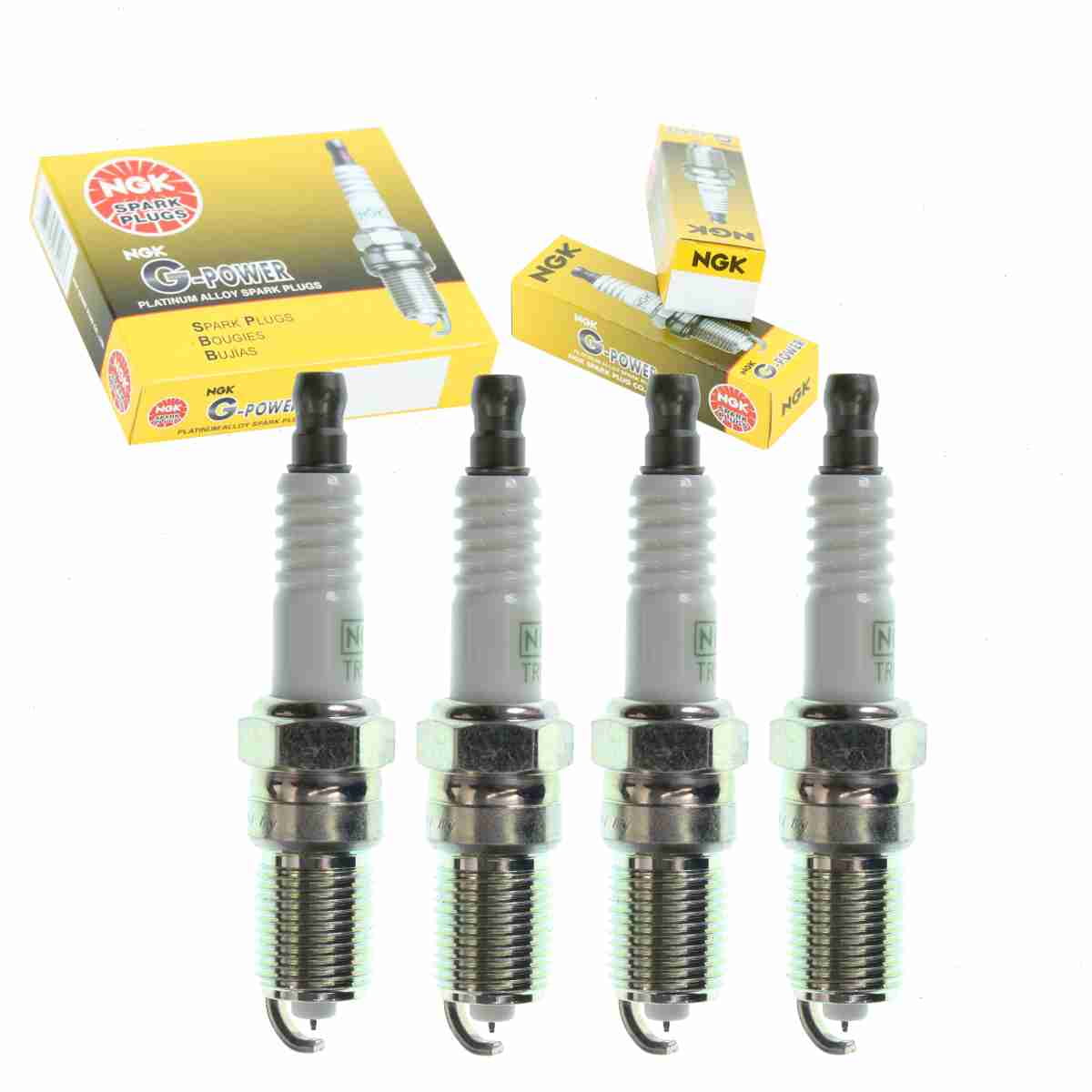 4 pc NGK G-Power Spark Plugs compatible with Chevrolet S10 2.2L L4 1998 ...